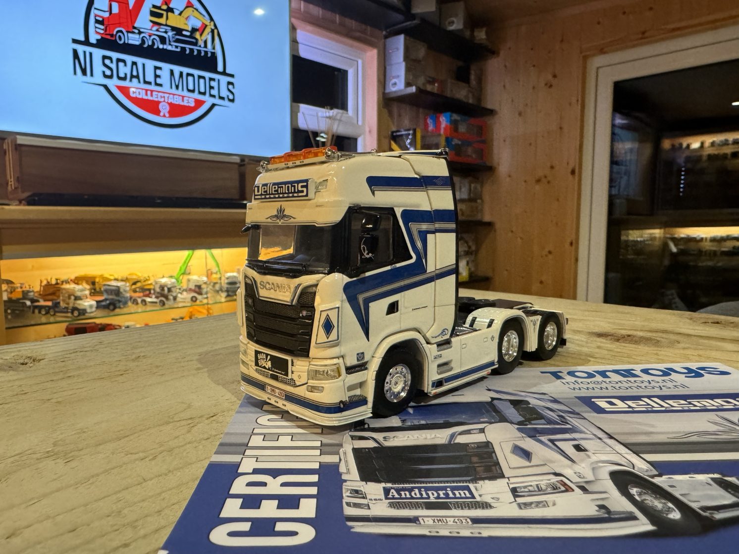 Dellemans - Scania 6x2 - WSI - NI Scale Models