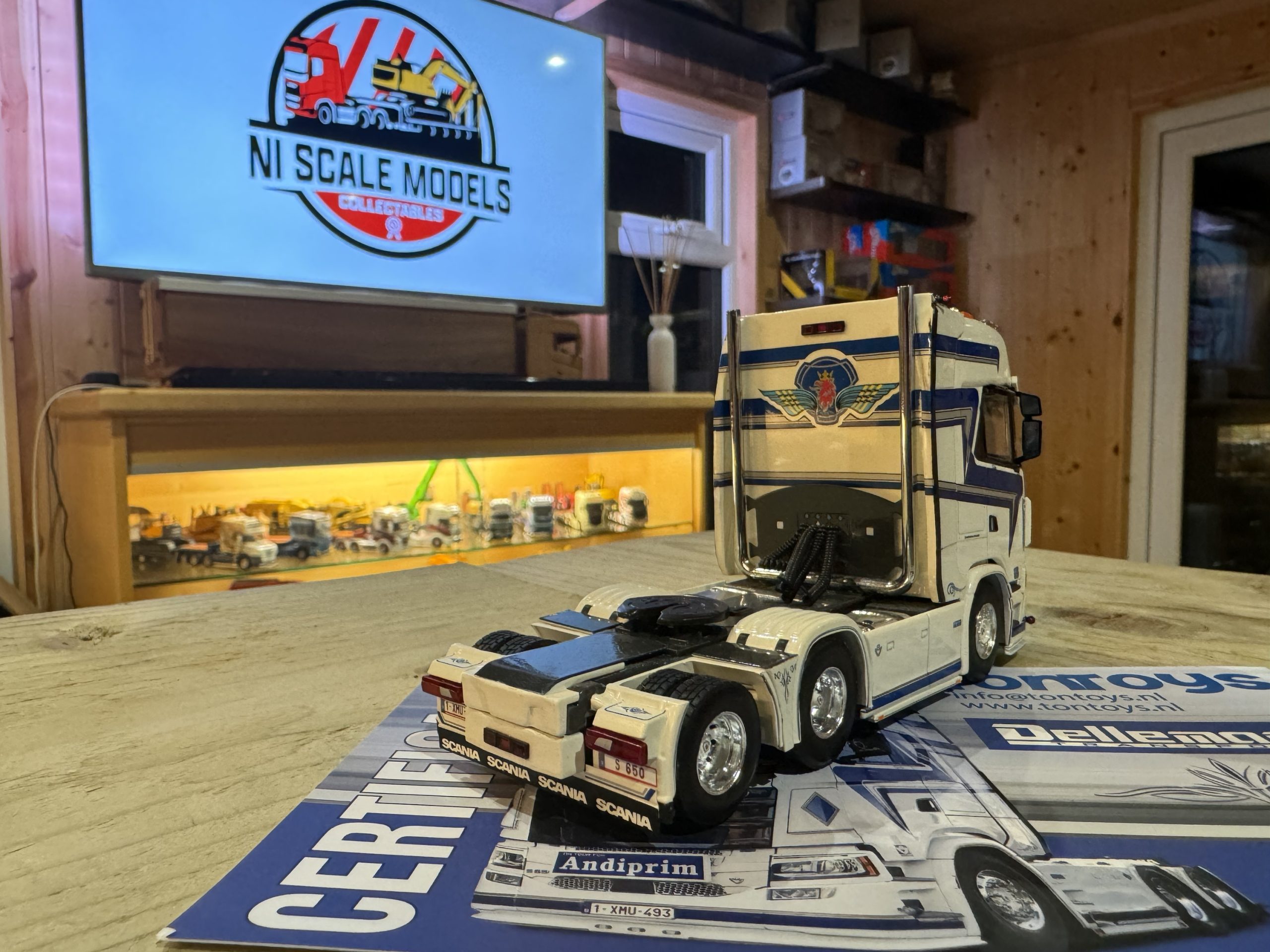 Dellemans - Scania 6x2 - WSI - NI Scale Models