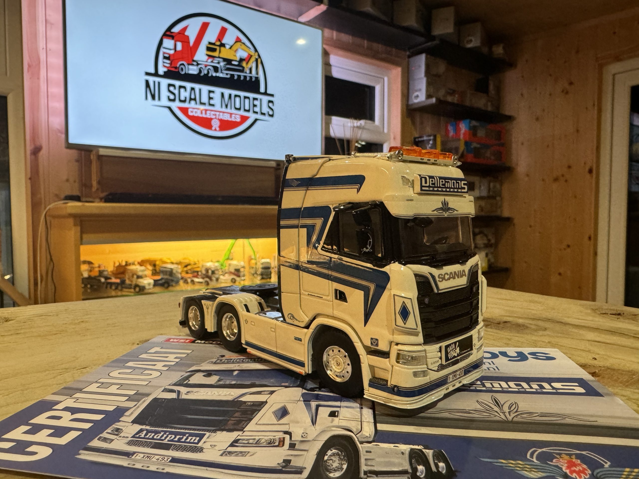 Dellemans - Scania 6x2 - WSI - NI Scale Models
