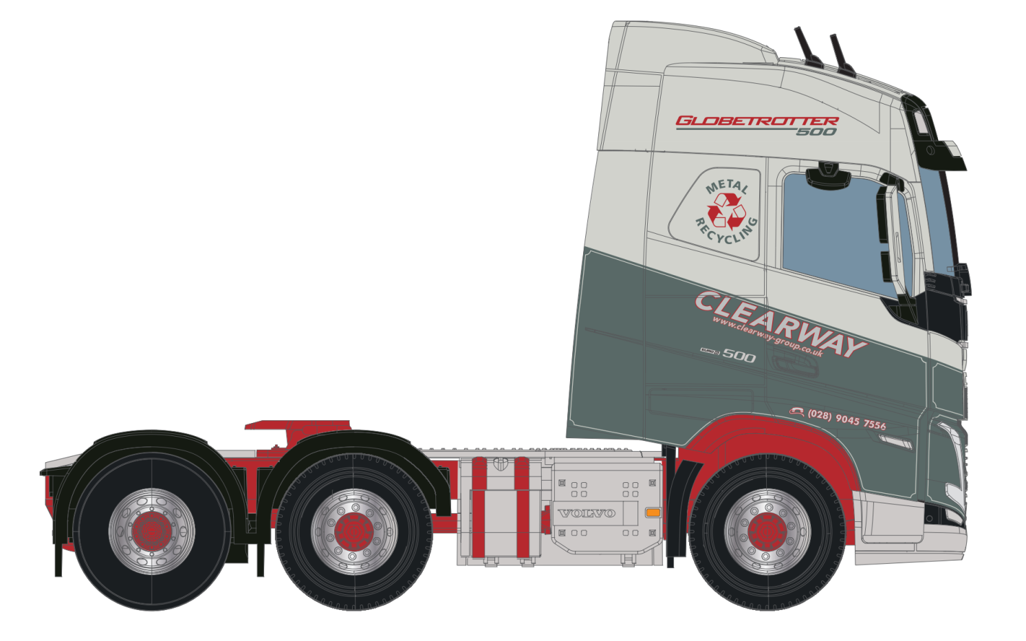 Clearway Metal Recycling - Volvo FH500 & Scrap Trailer - Cavallino ...